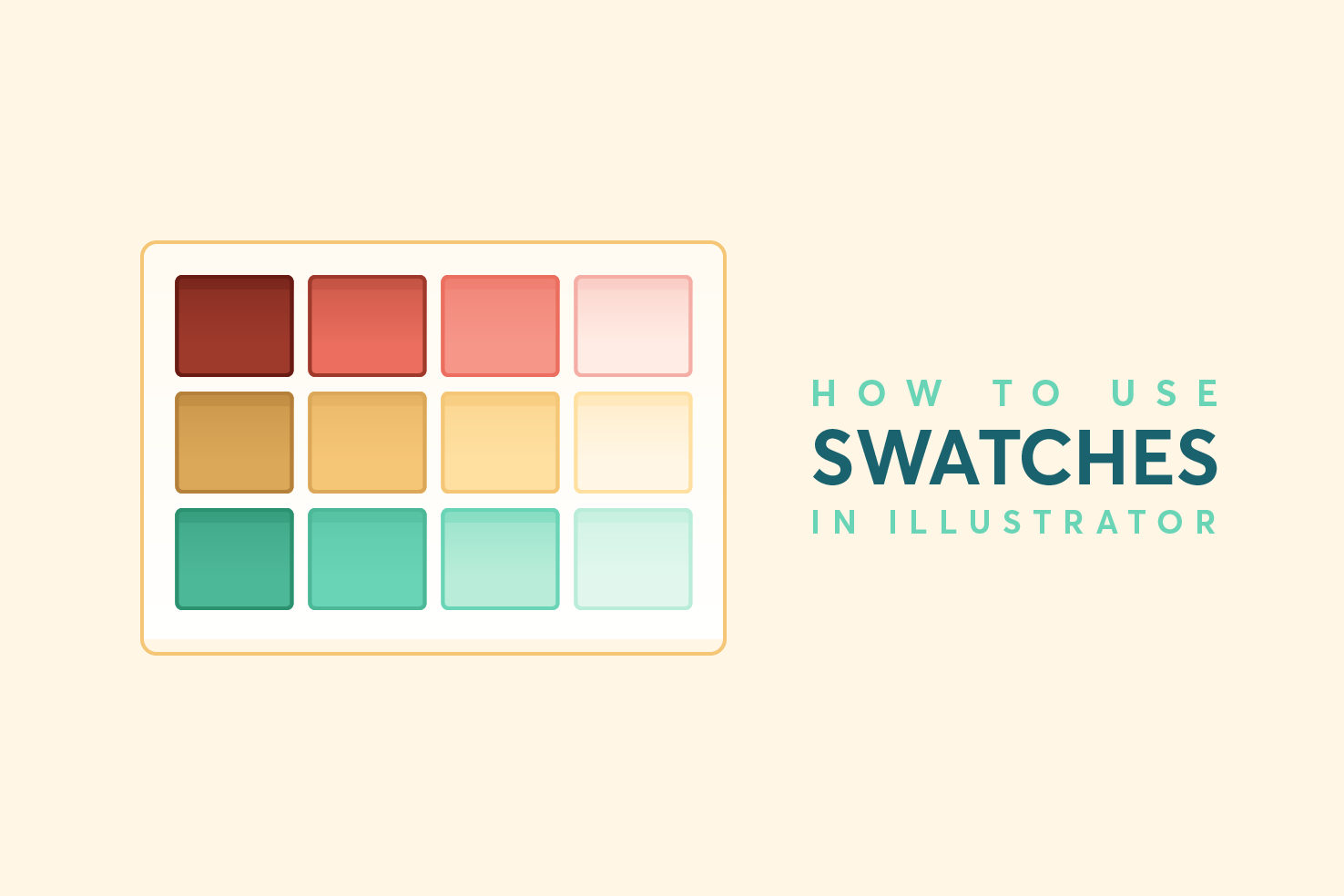 How to: swatches in Illustrator • iamsteve